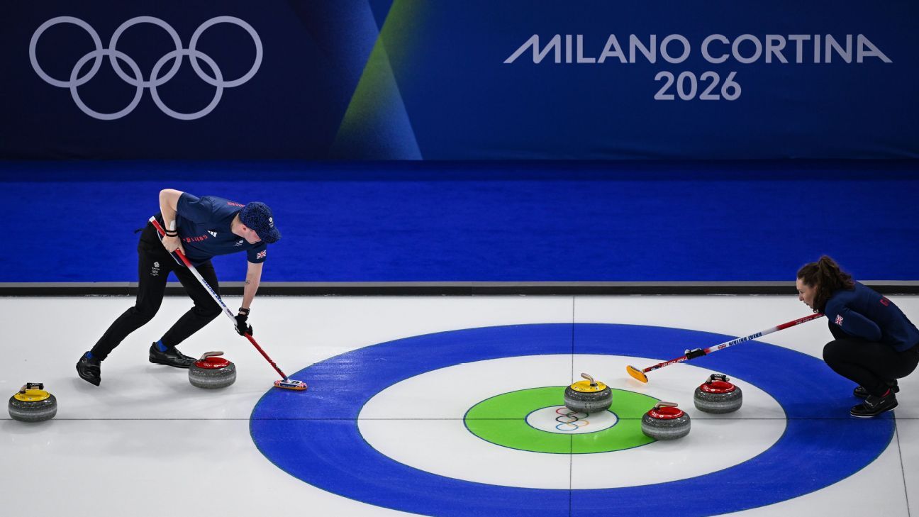 2026 Winter Olympics: Team GB's Mouat, Dodds continue mixed curling ...