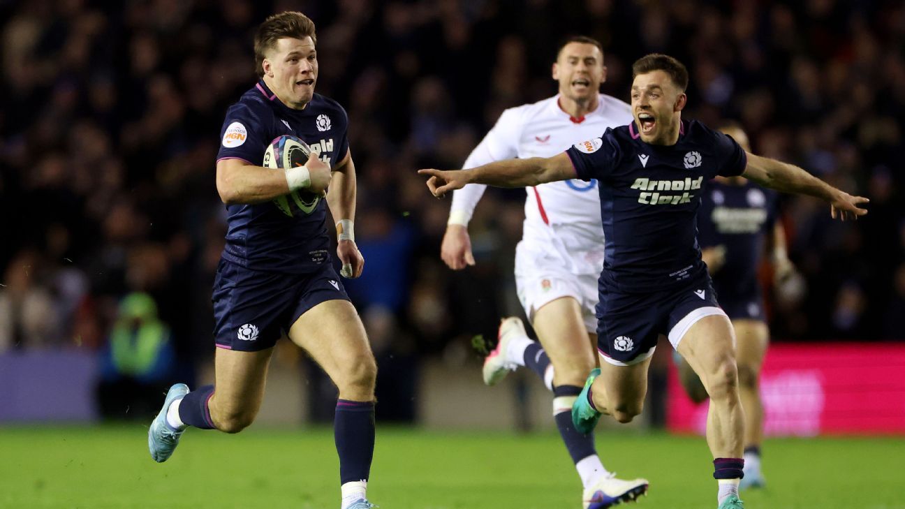 Scotland 31-20 England: Hosts win Calcutta Cup in Six Nations clash - ESPN