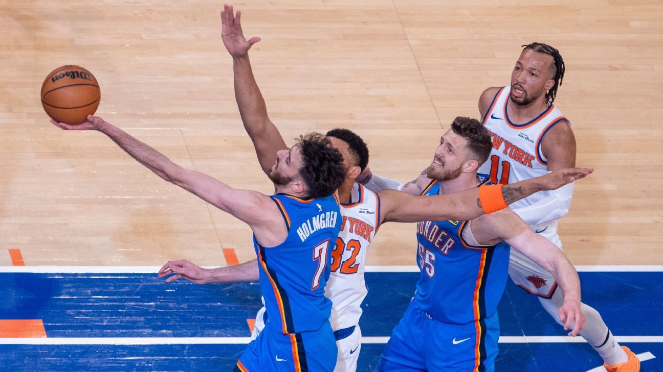 Thunder venció a Knicks y Hornets aplastaron a Celtics en la noche de ...