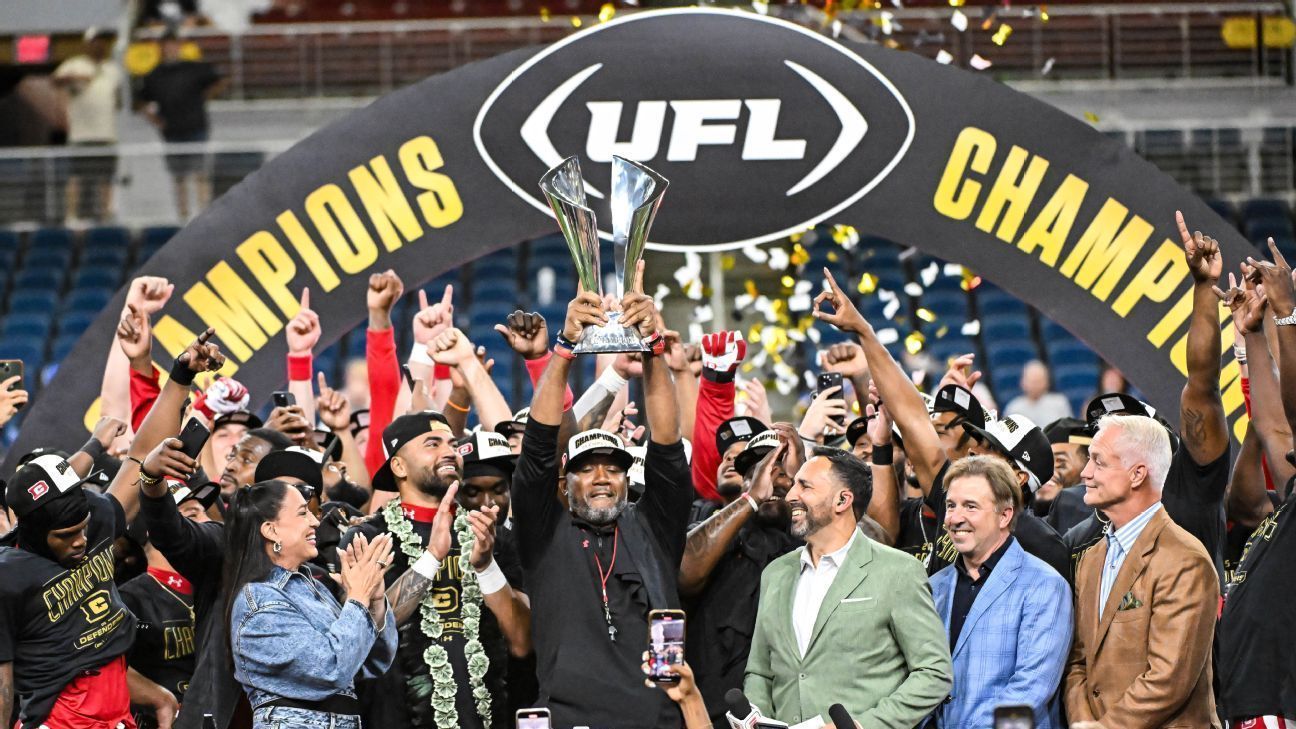 UFL 2026: calendario de todos los equipos y cómo ver sus juegos - ESPN