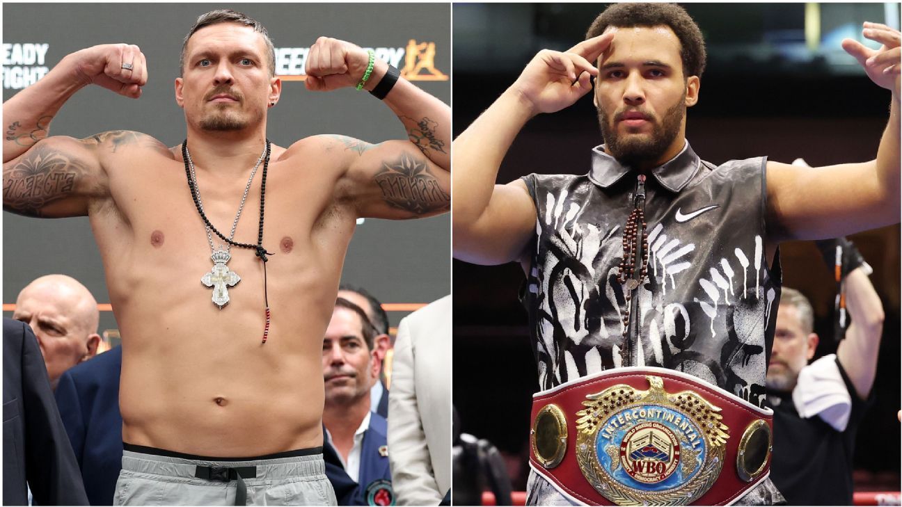 Frank Warren: Oleksandr Usyk 'doesn't want' Moses Itauma fight - ESPN