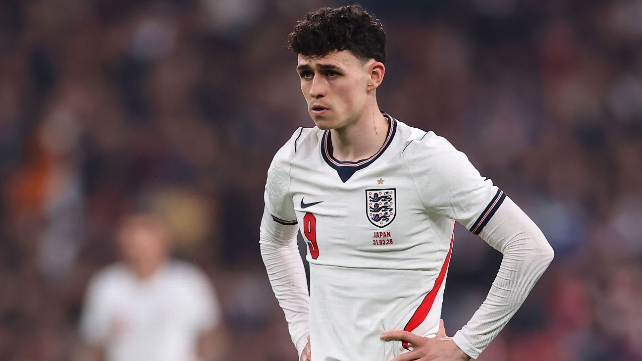 Phil Foden missed England squad due to 'crazy' schedule - PFA chief - ESPN