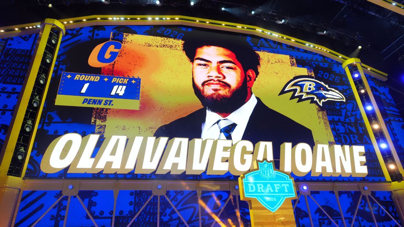 Baltimore Ravens' 2026 NFL draft picks: Full list, analysis - ESPN