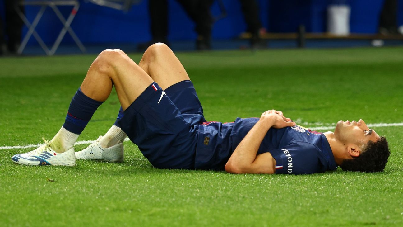 Hakimi, del PSG, se perderá vuelta ante Bayern; baja varias semanas - ESPN