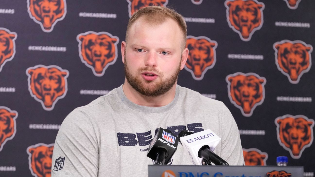 Bears quickly adjust after Drew Dalman's unexpected retirement - ESPN