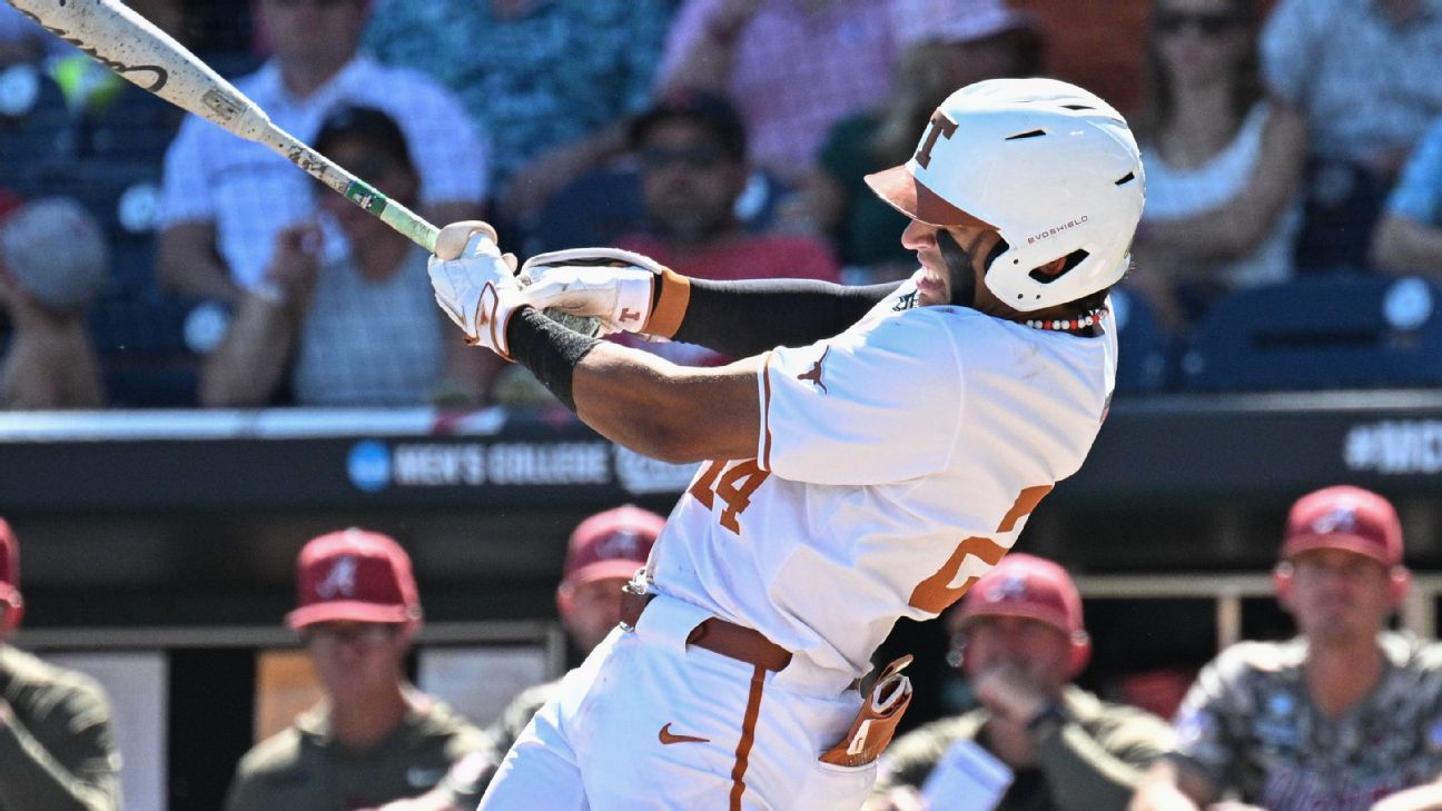 Texas SS Adrian Rodriguez ties MCWS record with seven RBIs - ESPN