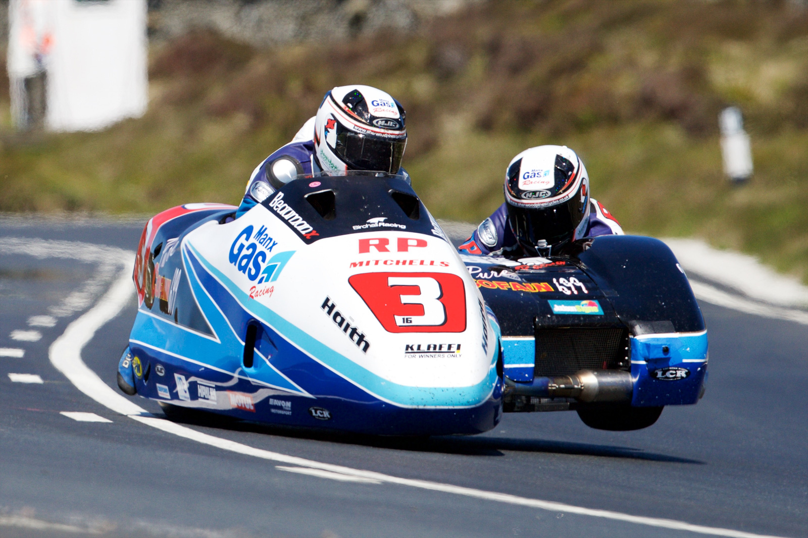 Classic side car racing